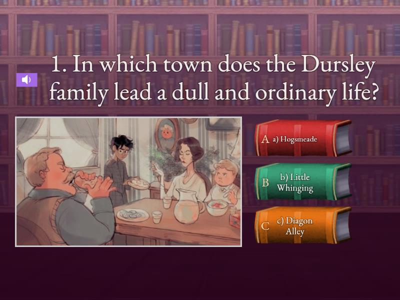 listening - summary of the first chapter of "Harry Potter and the ...