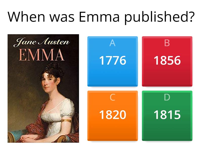 Emma - Jane Austen - Cuestionario