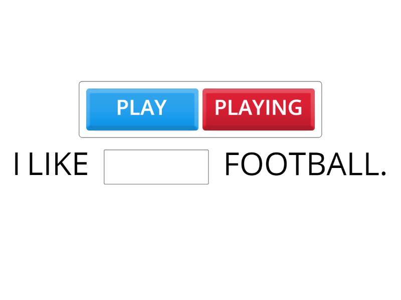 PRESENT SIMPLE (LIKE) - Complete the sentence