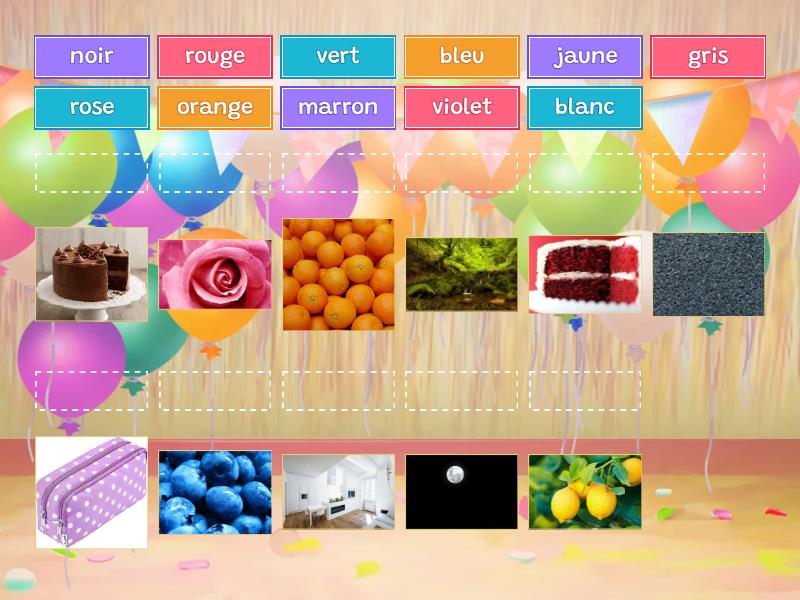 les couleurs - Match up