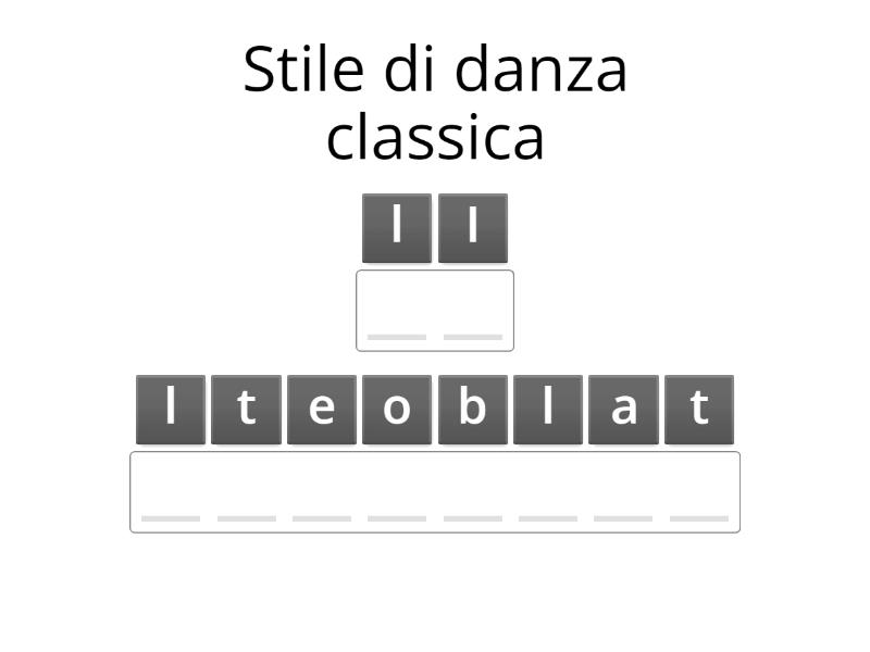 Sentieri 10A Vocabolario- Identificare - Anagram