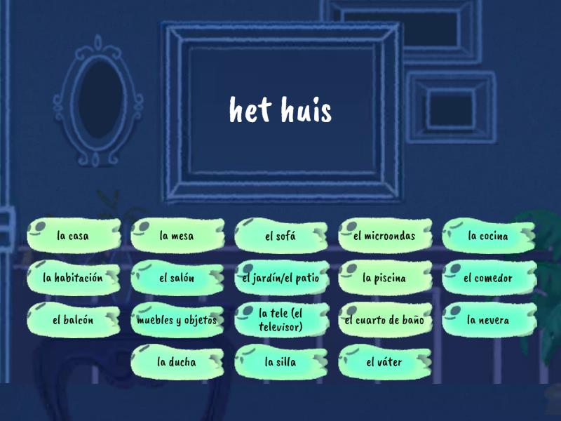 Vocabulario la casa - Find the match