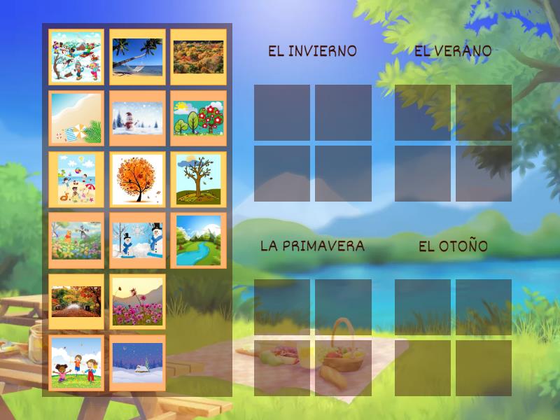2nd - Seasons - Las estaciones - Group sort