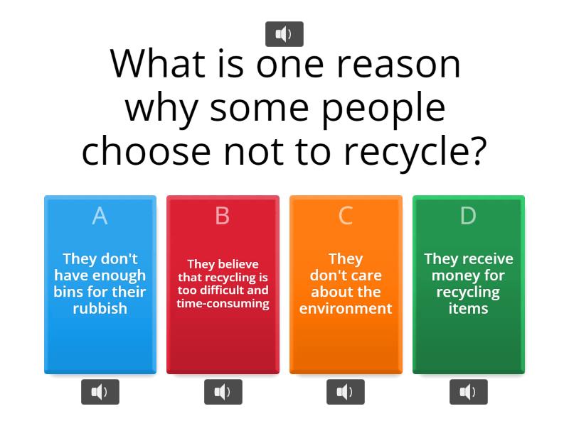 Recycling - Quiz