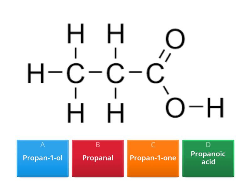 Alcohol and carboxylic acid? - Quiz