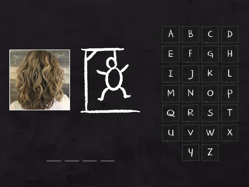 Part of human's body - Hangman