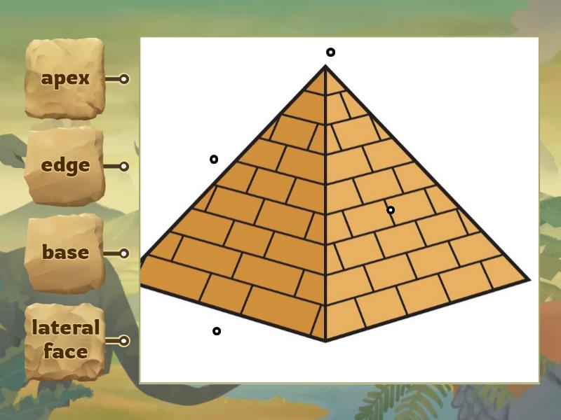 Components of the pyramid - Labelled diagram