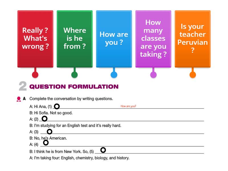 B02 Unit 4 consolidation - Question formulation - Labelled diagram