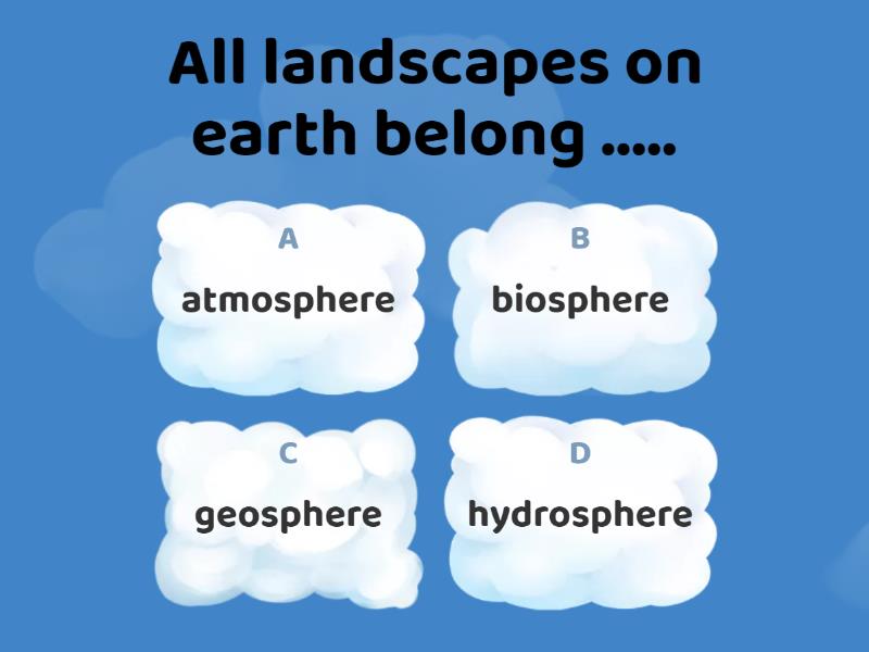 Earth's systems - Quiz