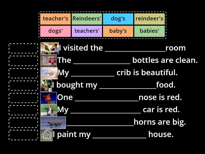 Possessive Nouns - Match up