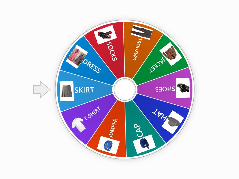 CLOTHES spinning wheel - Spin the wheel