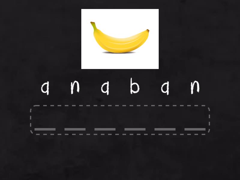 fruit - Anagram