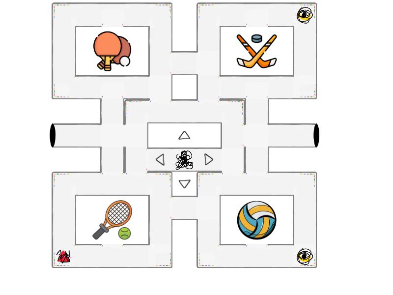 Sport and object - Maze chase