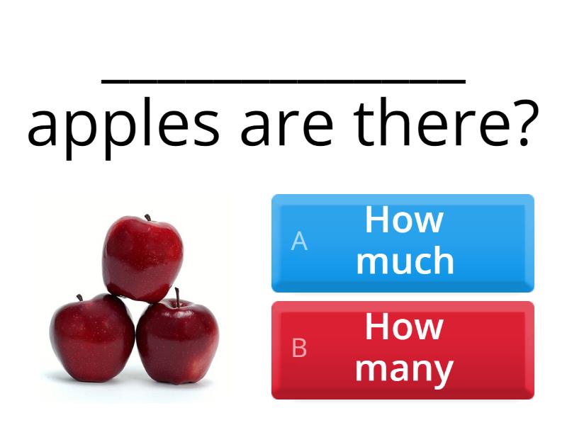 How much / How many - Quiz