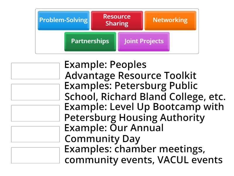 Community Collaboration - Match up
