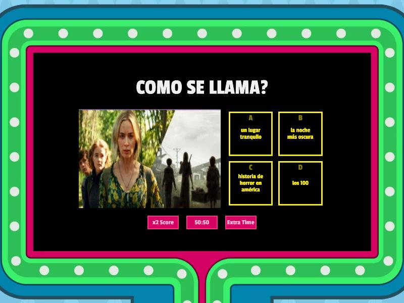 ADIVINA LA PELICULA - Gameshow quiz