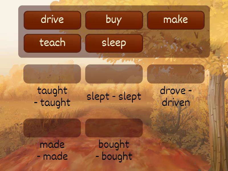 Irregular verbs Group 2 - Match up