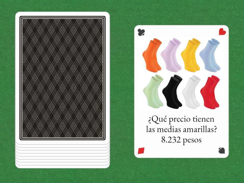 Numeros, frases y ropa - Cartas aleatórias