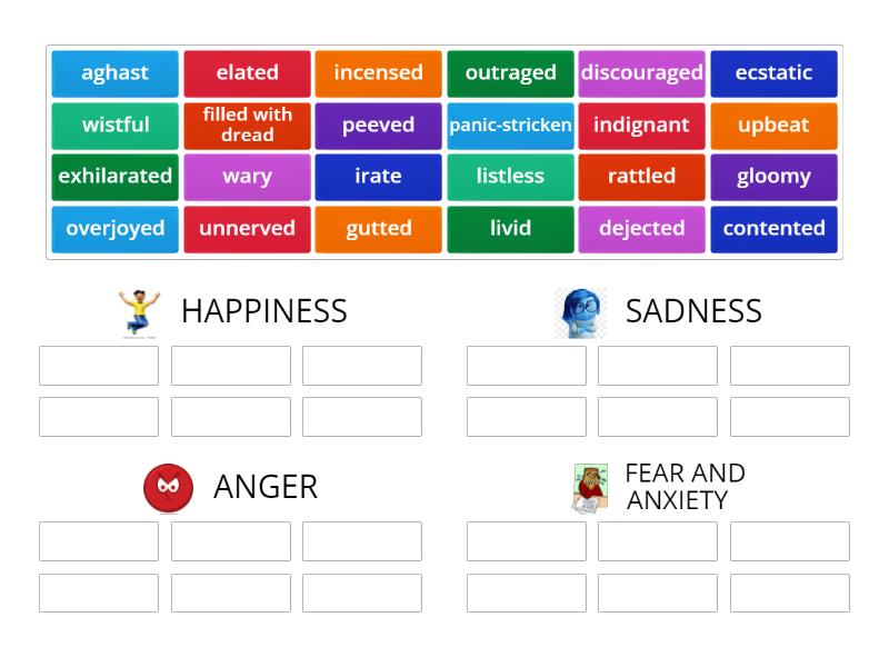ADVANCED EMOTIONS - Group sort