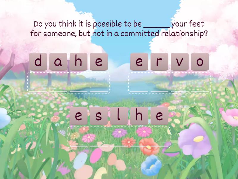 Love idioms 3 - Anagram