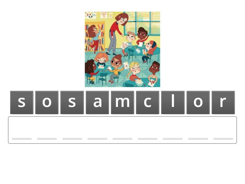 school things - Anagram