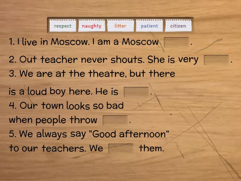 AS3 unit 3 lesson 2 reading - Complete the sentence