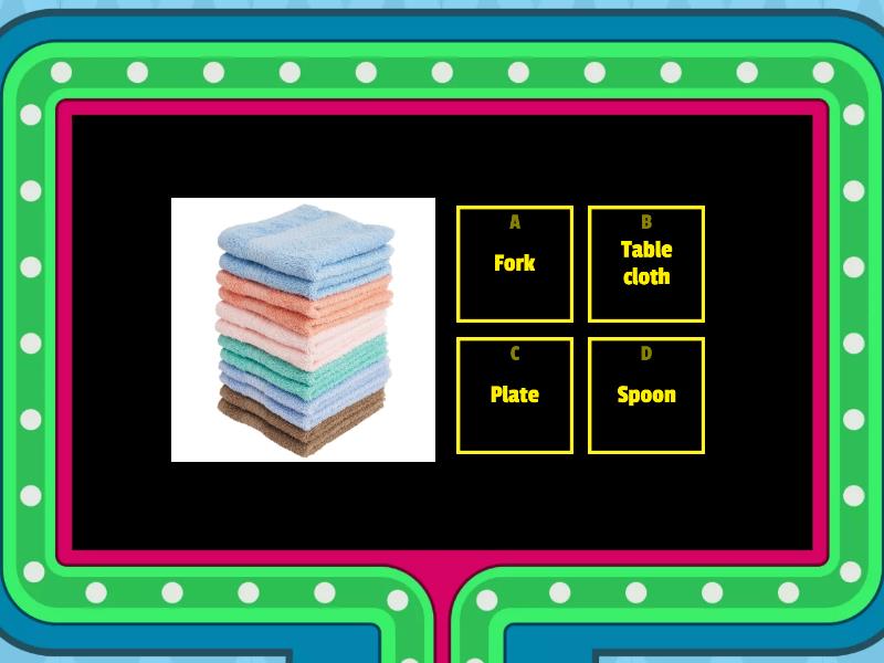 Identify kitchen items II - Gameshow quiz