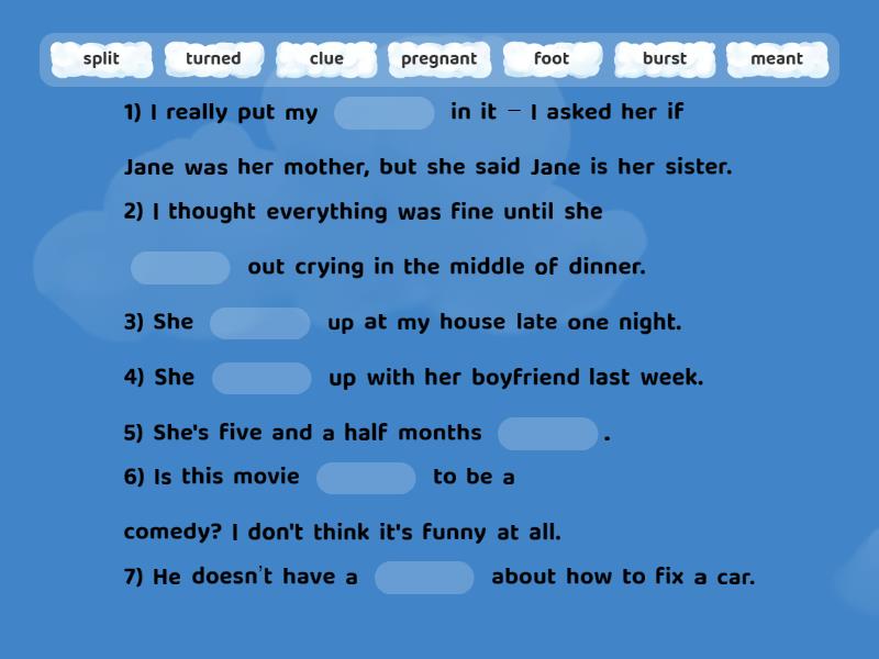 Making Mistakes Outcomes Upper-Intermediate B2 - Missing word