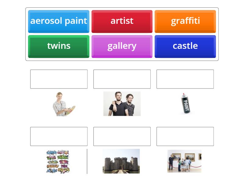 Street art vocabulary - Match up