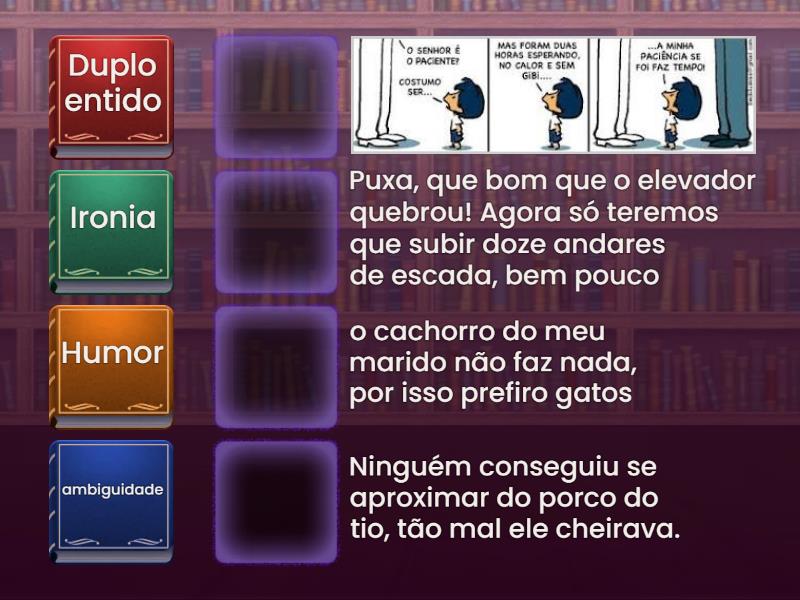 efeitos de sentido - Match up