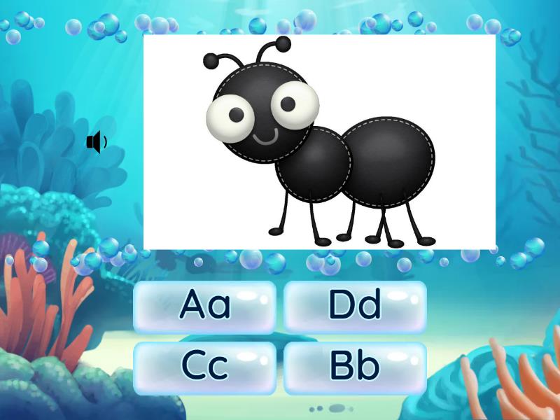 Phonics abcd - Find the match