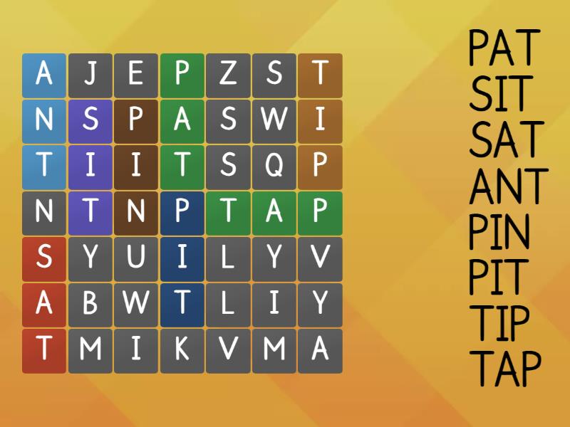 Set 1 SATPIN - Wordsearch