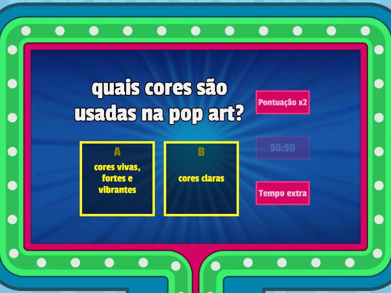 pop art - Gameshow quiz