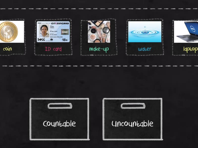 Countable or uncountable? - Speed sorting