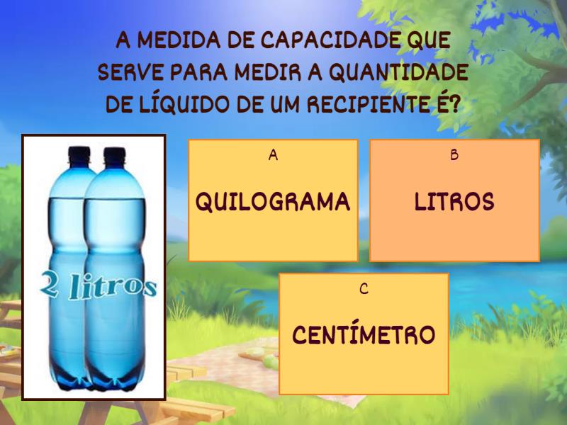 LITRO E MILILITRO - Quiz