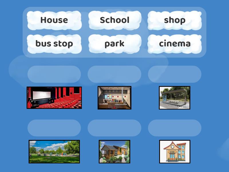 IE 1 unit 9 my town - Match up