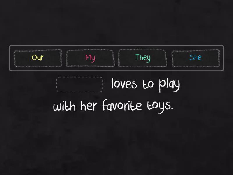 Pronouns - Missing word