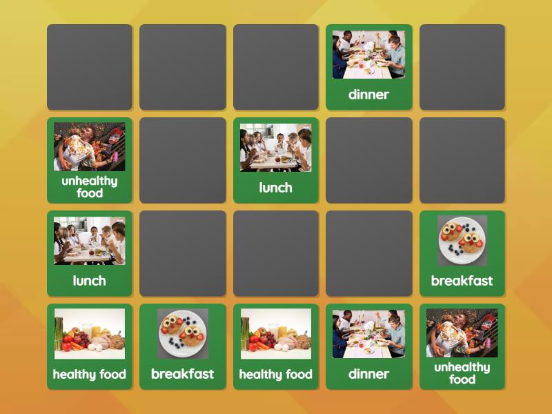 Staying Healthy - Matching pairs