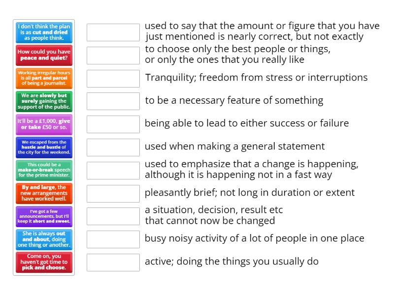 SpeakOut C1-2 Unit 2A (VB) - Une las parejas