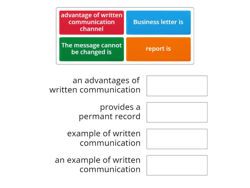 communication - Match up