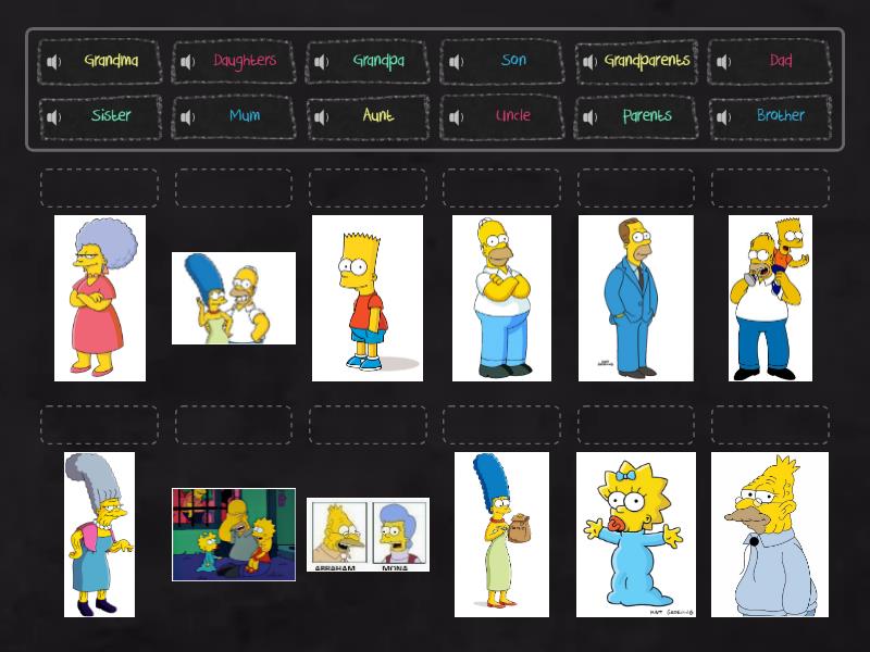 Family the Simpsons - Match up