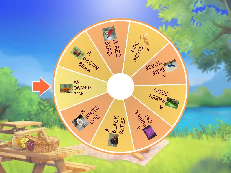 Brown bear SPINNER - Spin the wheel