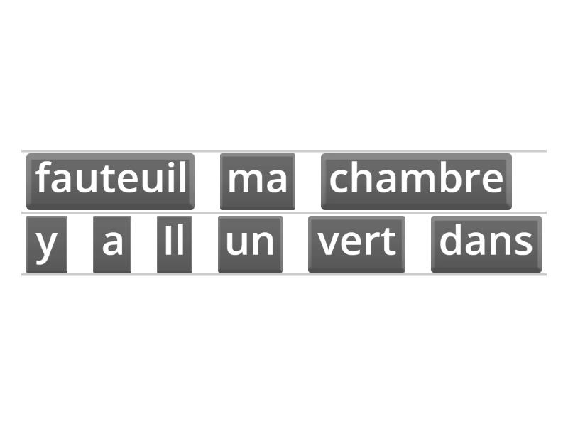 Il y a (2) - Unjumble