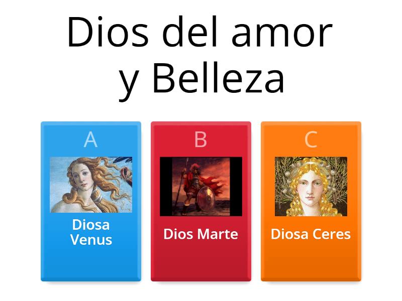 Los Dioses Romano - Quiz