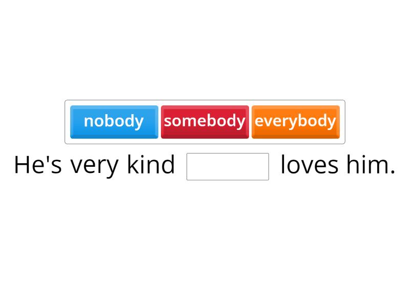 Something Somebody Anything Anyone Somewhere Anywhere Complete The Sentence