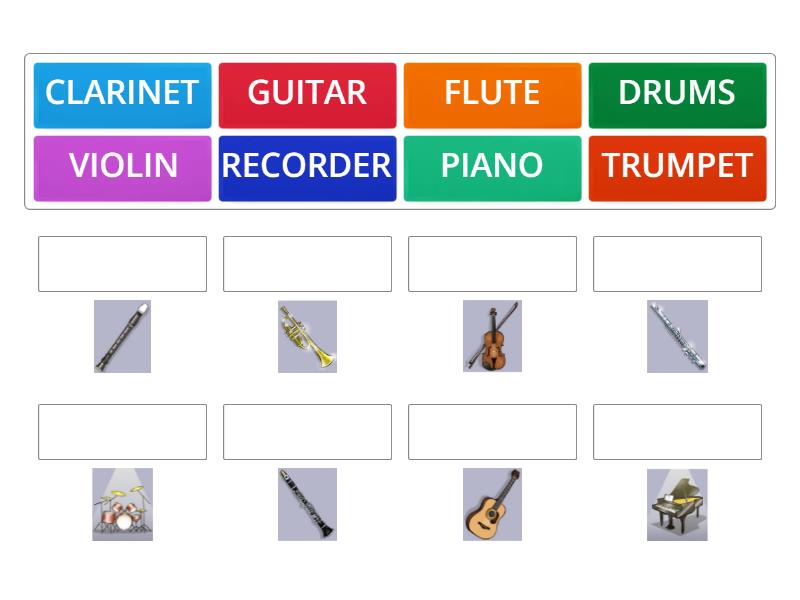 MUSICAL INSTRUMENTS - Match up