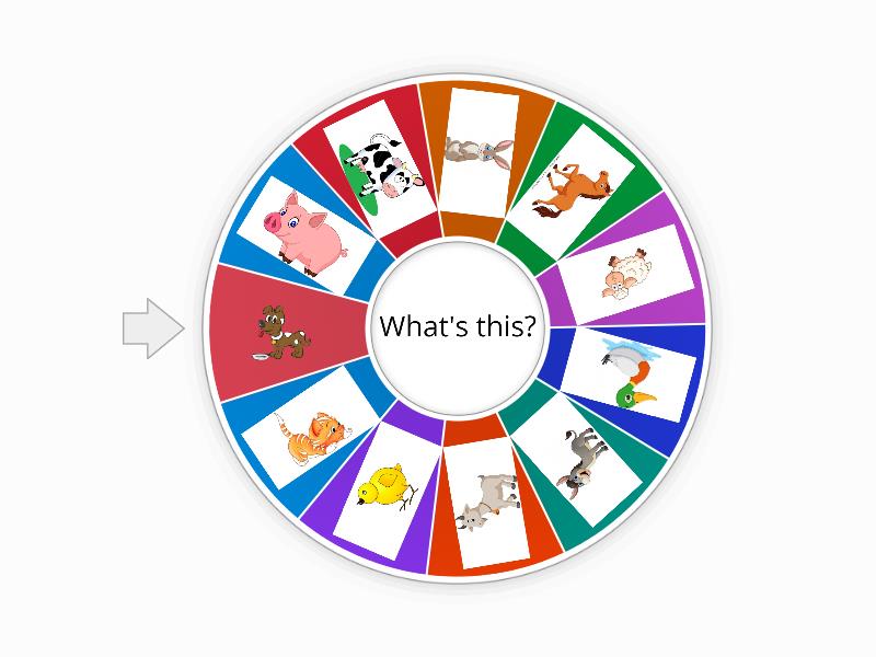 Mars Farm animals - Random wheel