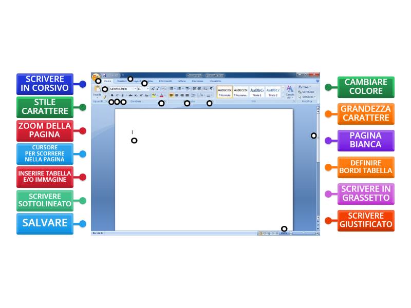 MICROSOFT OFFICE WORD - Labelled diagram