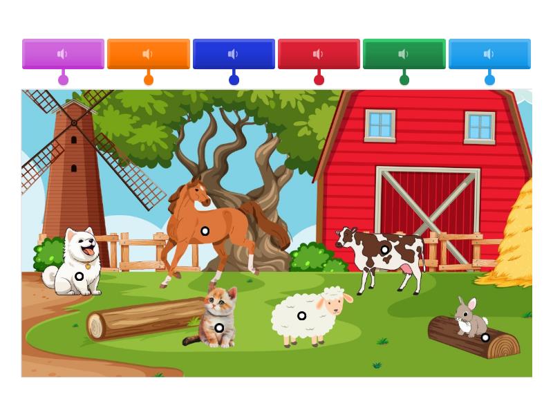 Farm animals 2 - Labelled diagram