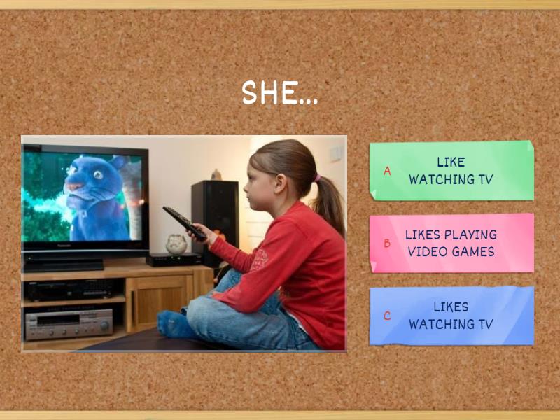 Expressing preferences - LIKE + ing - Quiz